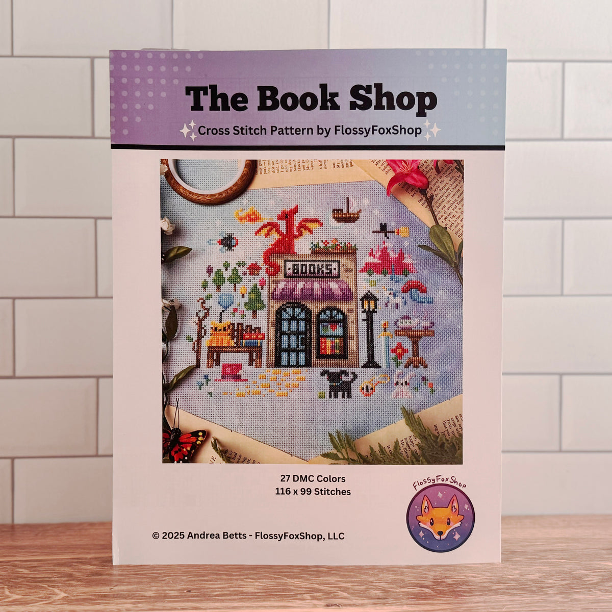 Enchanted Bookshop Pattern (vault) – The Black Needle Society